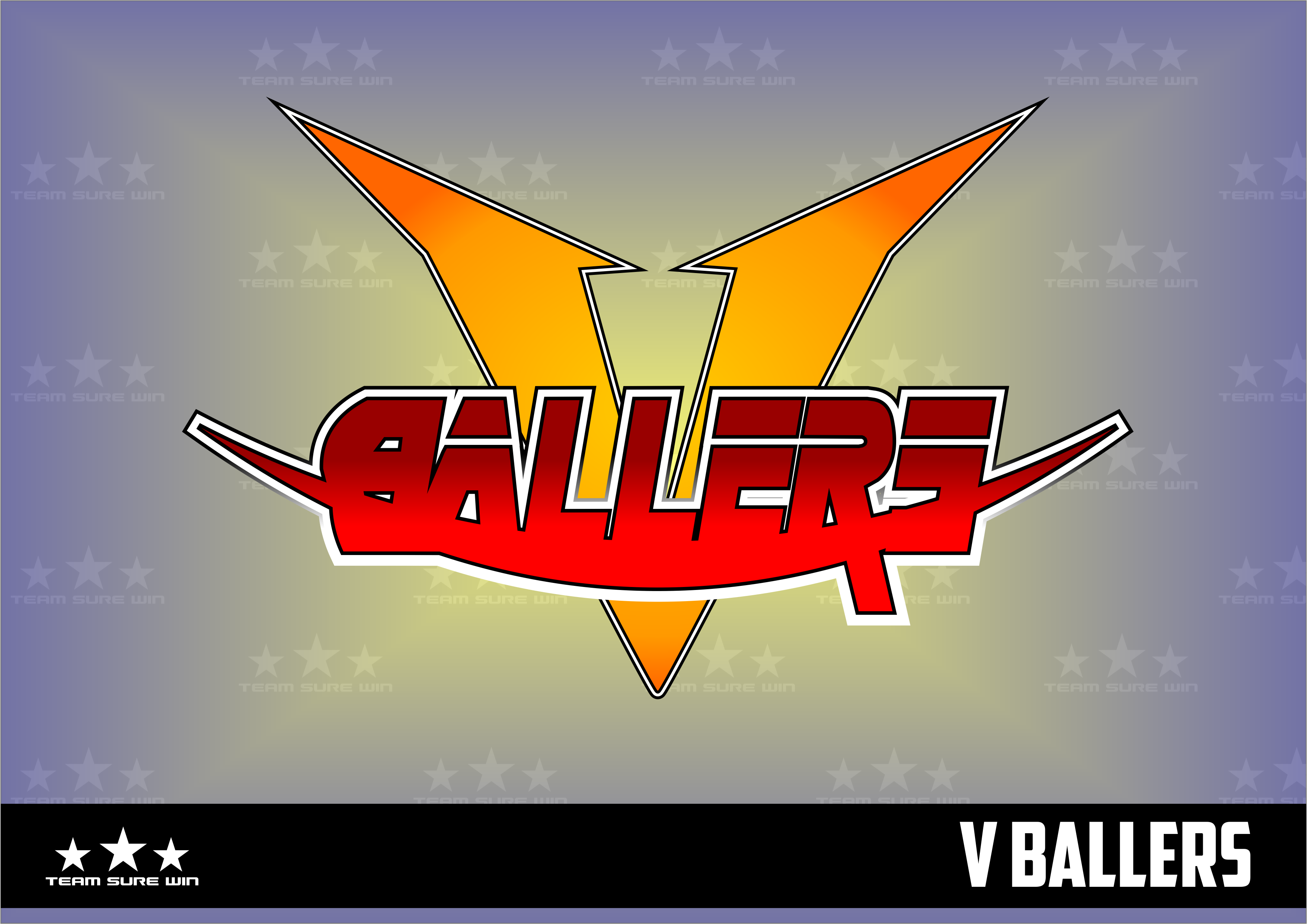 V Ballers Logo - Team Sure Win Sports Uniforms